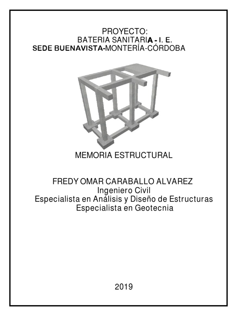 Memoria Estructural | PDF | Barlovento y sotavento | Acero estructural
