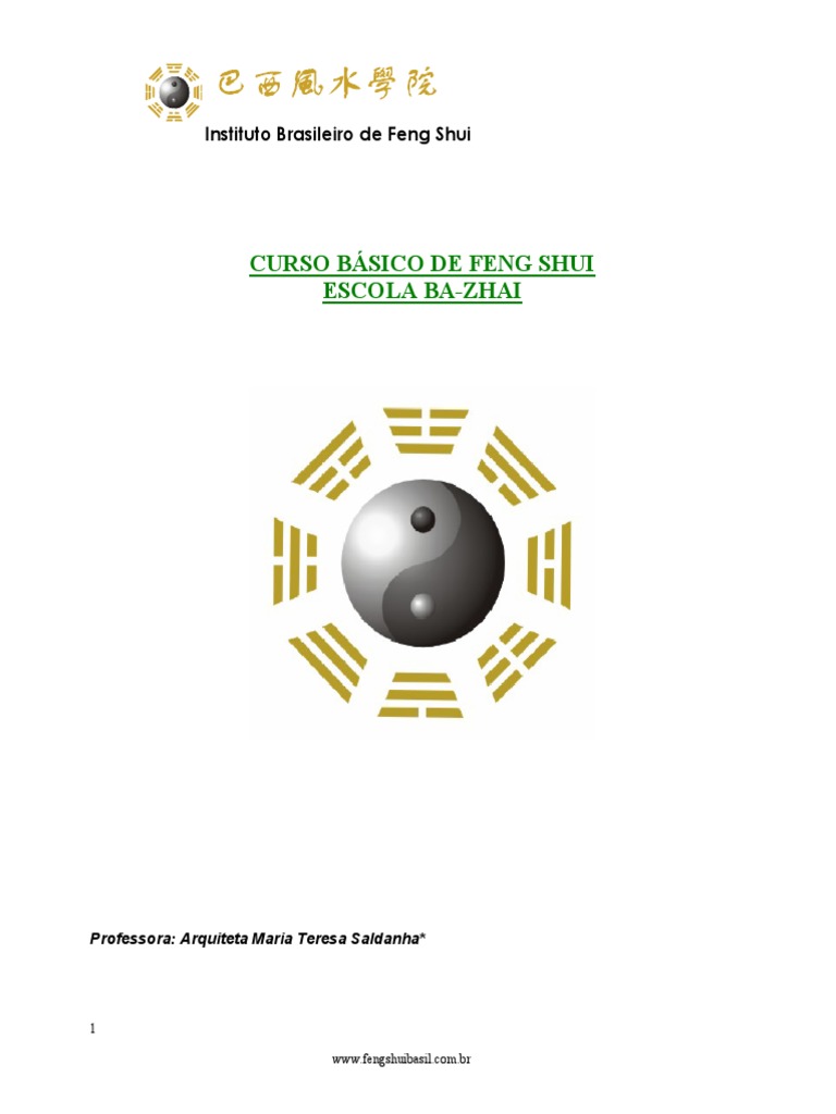 Feng Shui Basico Escola Ba Zhai Set 2010 PDF | PDF | Feng Shui | QI