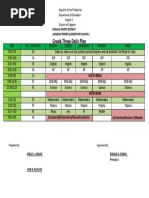 Grade 3 General Class Program Class Program Teachers Program | PDF ...