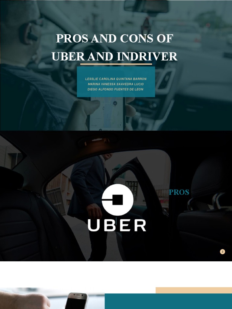 Uber vs. InDriver: Pros and Cons | PDF