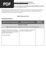 Flipped Classroom Lesson Plan Template | PDF | Atoms | Niels Bohr