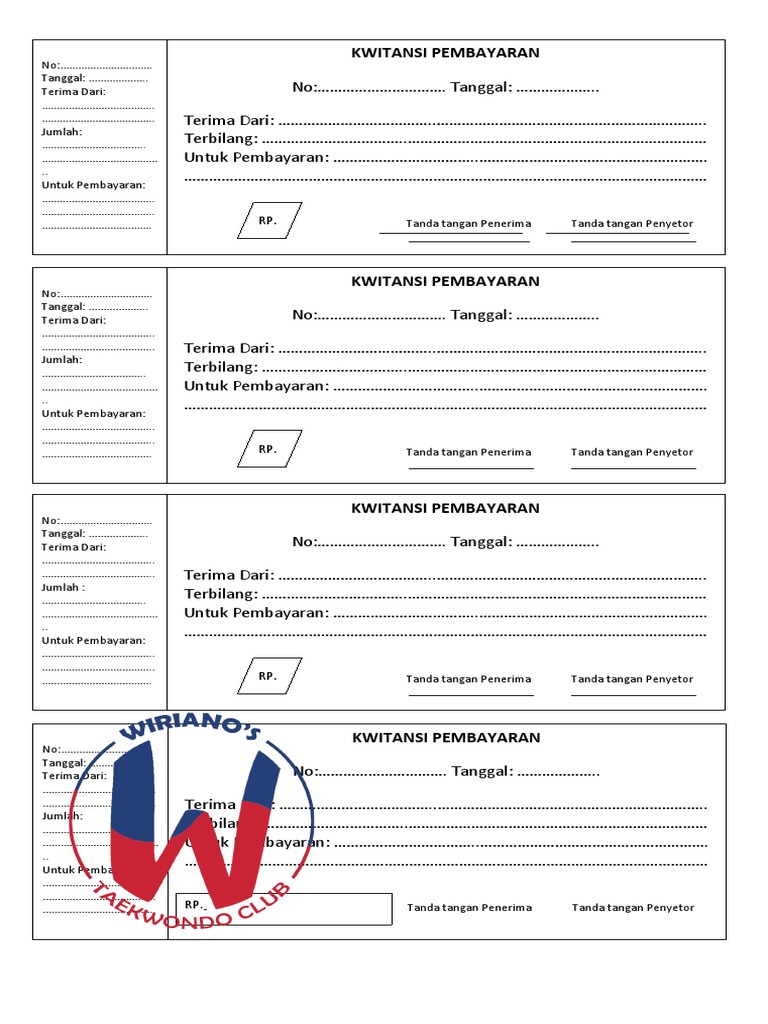 Kwitansi Ms Word | PDF