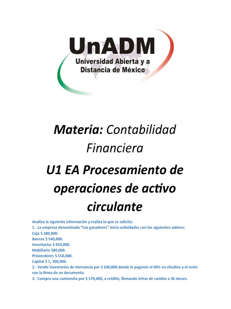 GCNF U1 Ea | Descargar gratis PDF | Bancario | Bancos