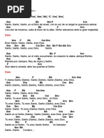 Letra y acordes de "Mil Gracias" | PDF