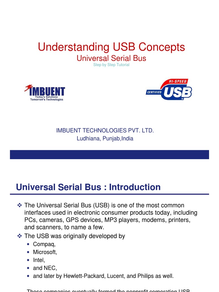 USB Tutorial Part 1 | PDF | Usb | Electrical Connector