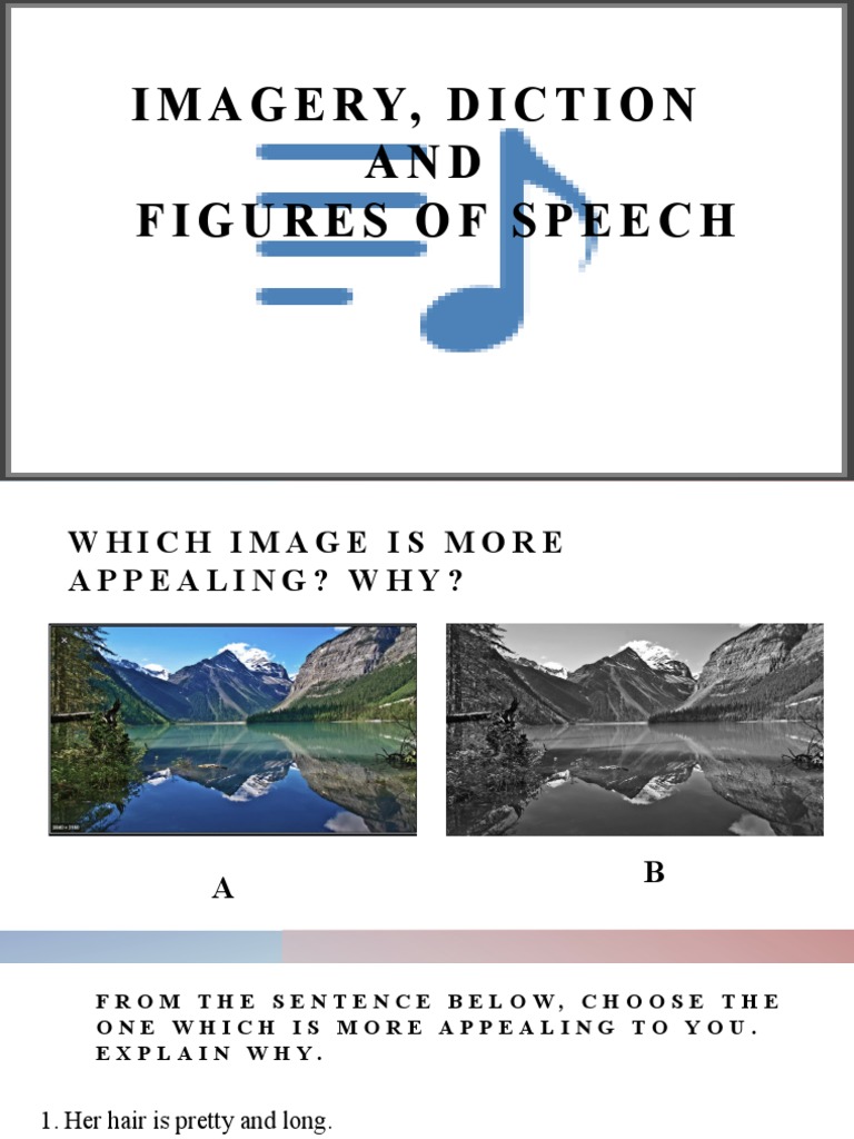 Imagery, Diction AND Figures of Speech | PDF