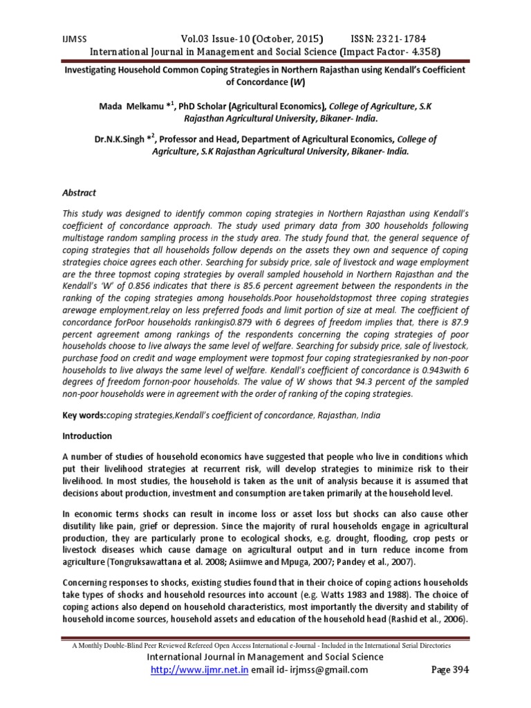 Investigating Household Common Coping ST PDF | PDF | Foods | Open Access