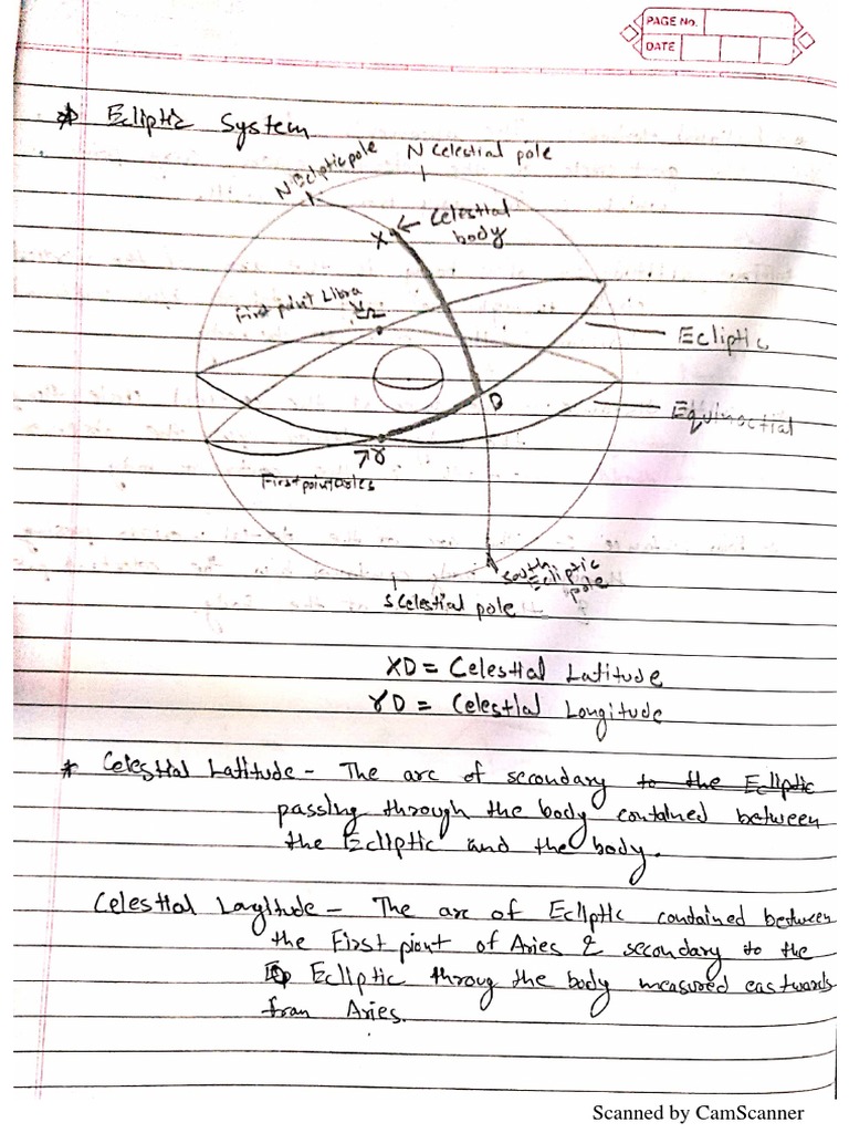 Ecliptic System | PDF