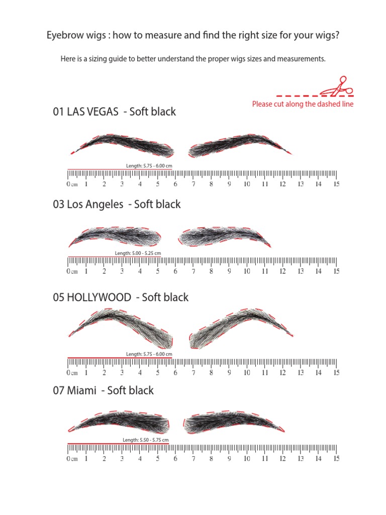 Eyebrow Sizing | PDF