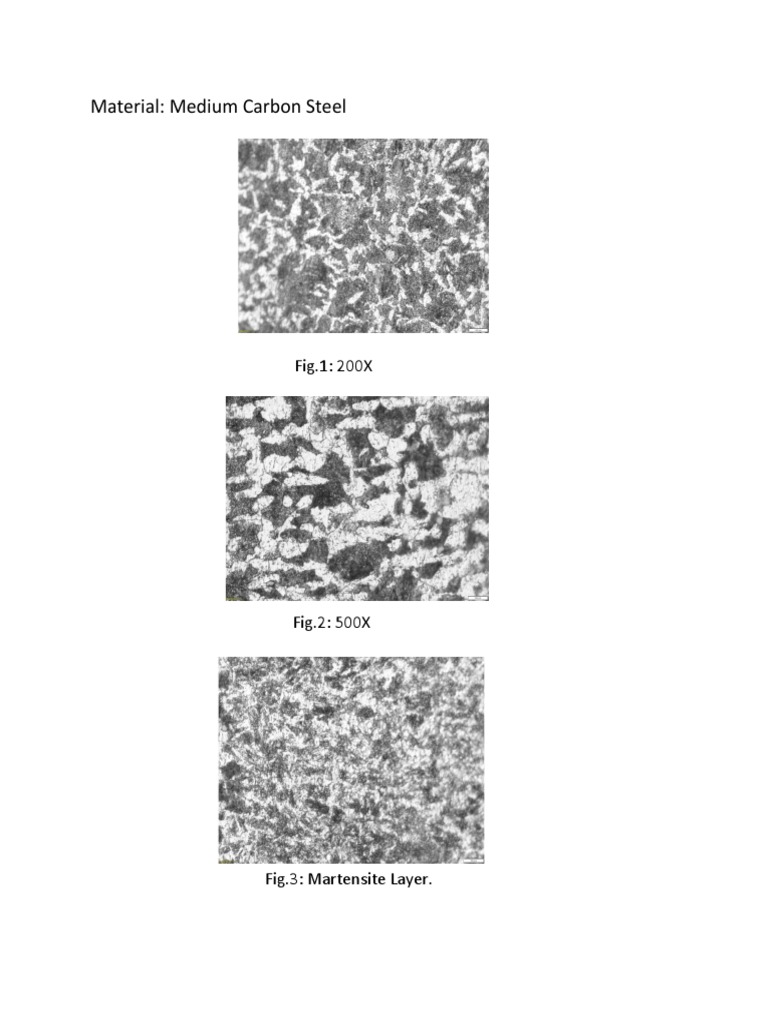High Carbon Steel Microstructure Analysis | PDF
