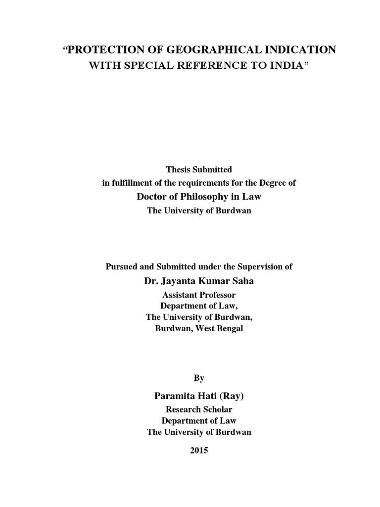 Paramita Hati (Ray) Thesis Final | PDF | Trips Agreement | Business