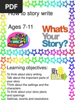 Class 6 Story Writing Worksheet | PDF