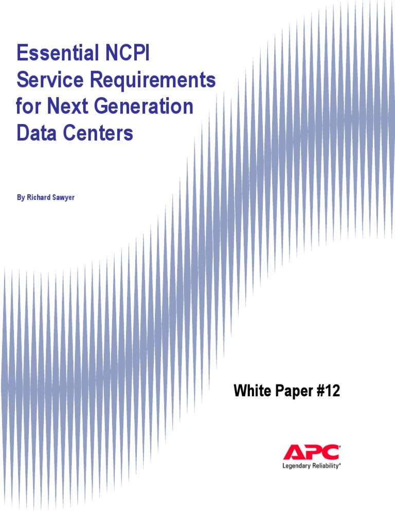 Essential Ncpi Data Center Reliability Engineering
