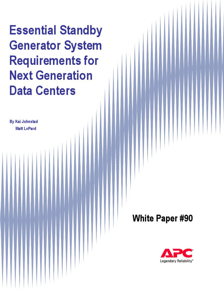 Essential Standby | PDF | Data Center | Reliability Engineering