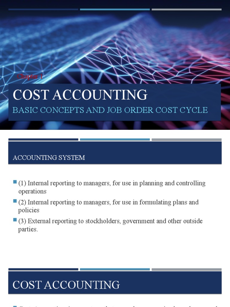 Cost Accounting Job Order Cycle Overview | PDF | Inventory | Cost ...