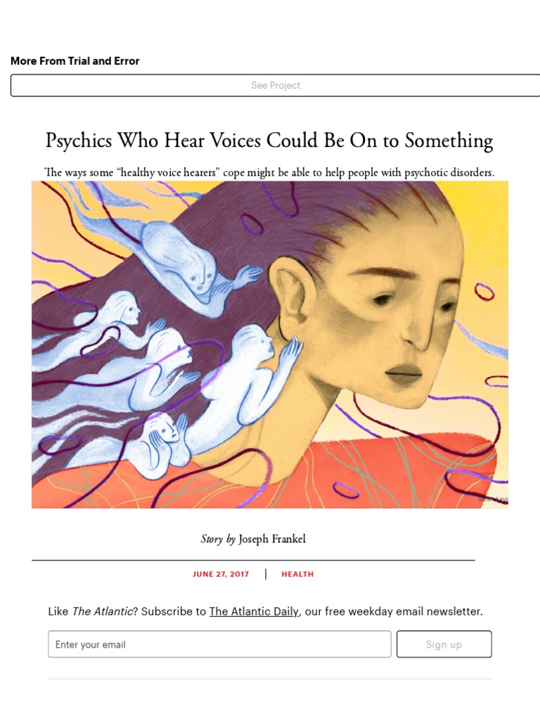 Psychics and Hearing Voices Explained | PDF | Mental Disorder | Psychosis