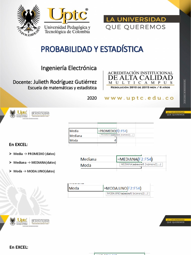 Sesión 7 de PROBABILIDAD Y ESTADÍSTICA | PDF | Estadísticas ...