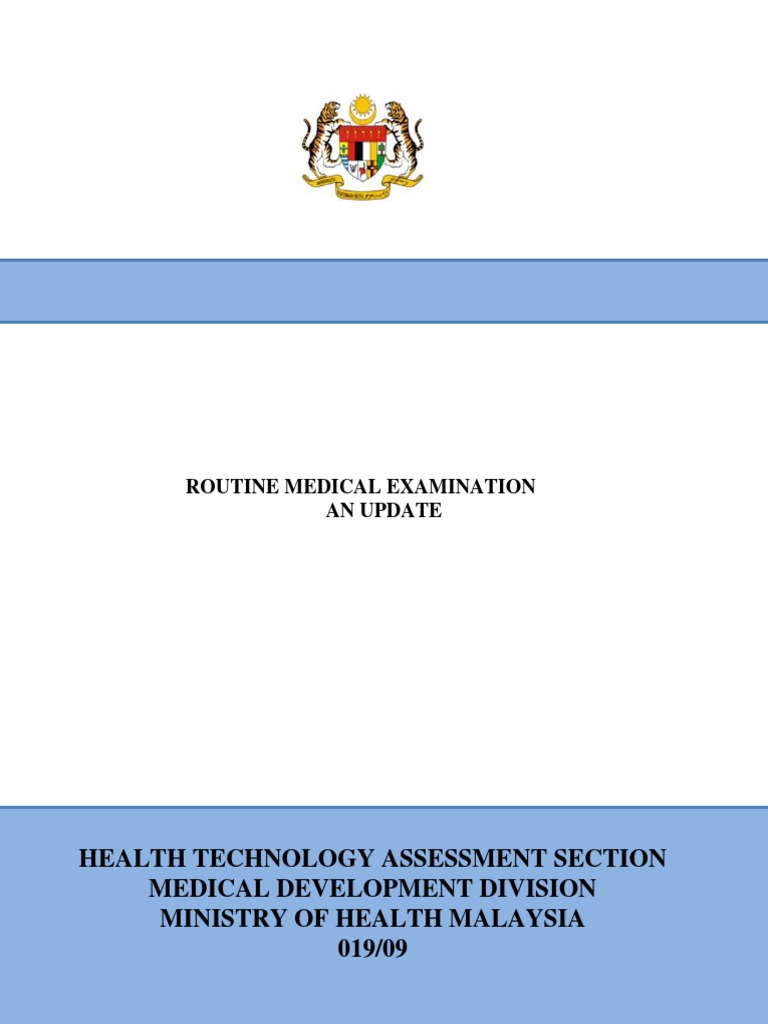 Routine Medical Examination | PDF | Physical Examination | Systematic ...