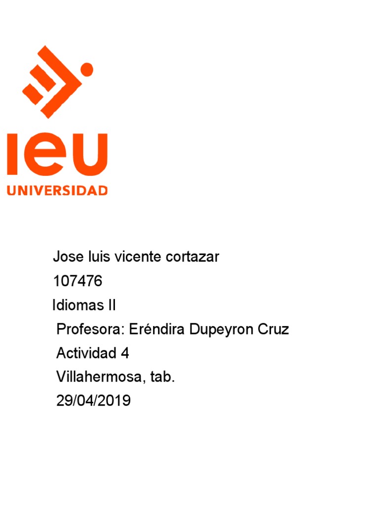 Tarea de Ingles Act.4 | PDF