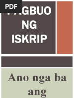 Paggawa NG Iskrip | PDF