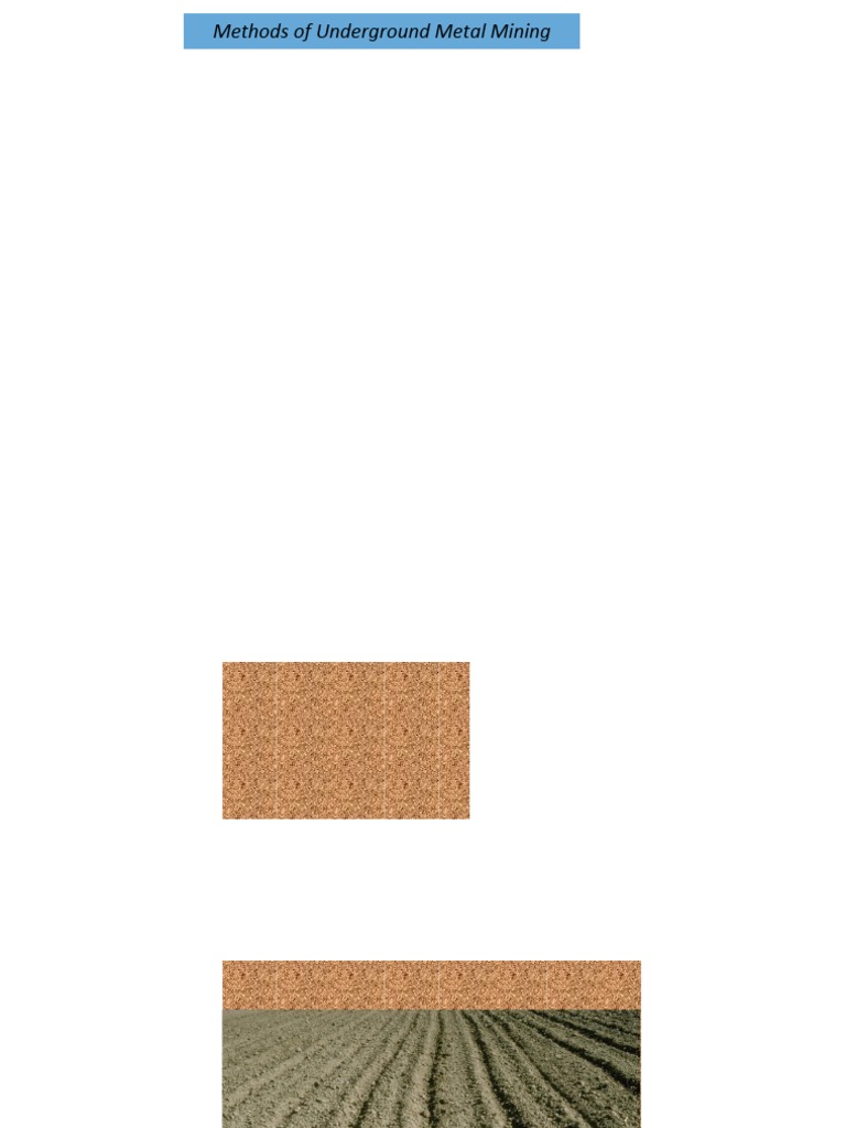 Stopping Methods | PDF | Heavy Industry | Minerals