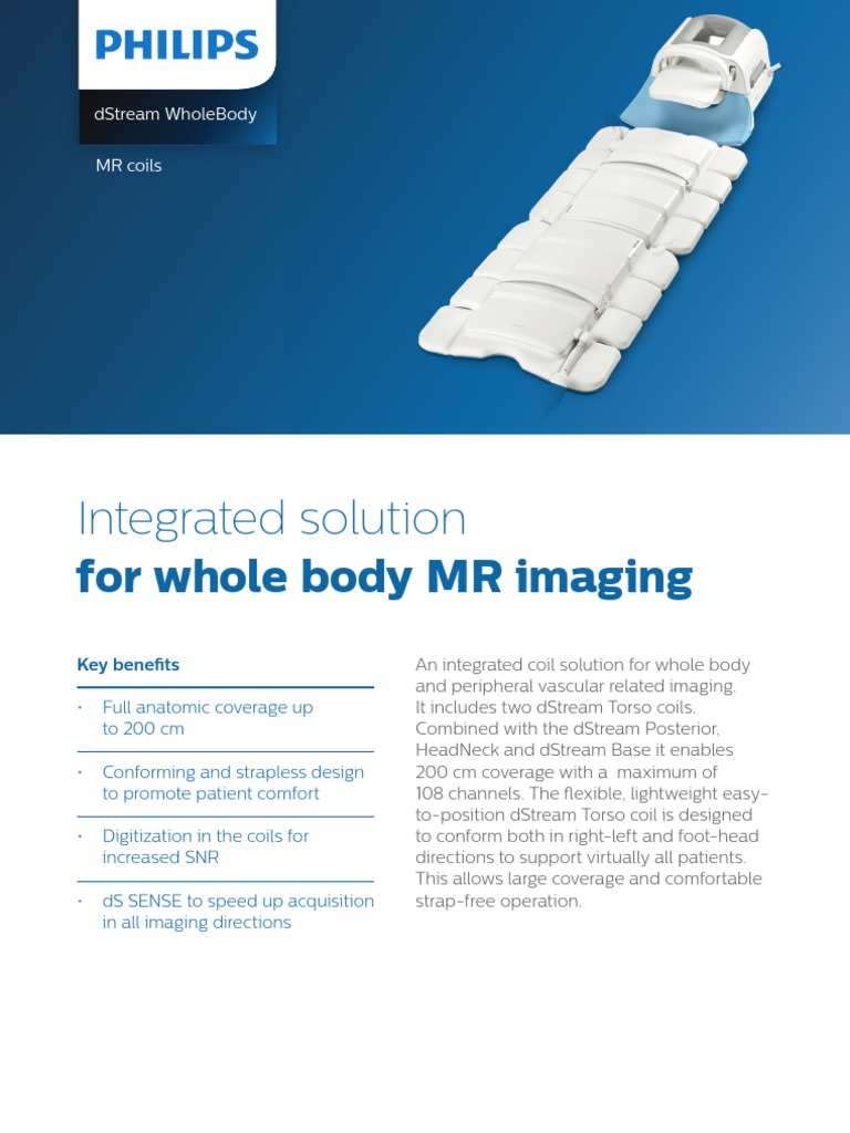 Coil Data Sheet - Dstream WholeBody | PDF | Imaging | Science