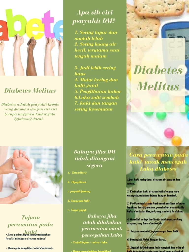 Leaflet Penkes DM (UPRAK KMB) | PDF