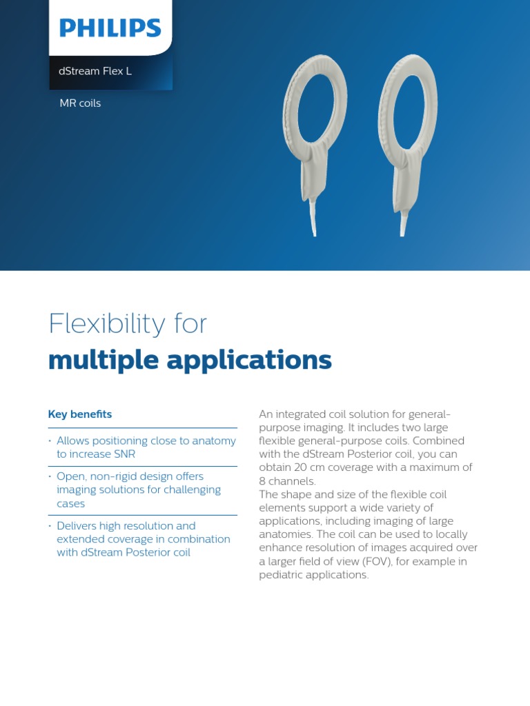 Coil Data Sheet - Dstream Flex L | PDF | Medical Imaging | Imaging