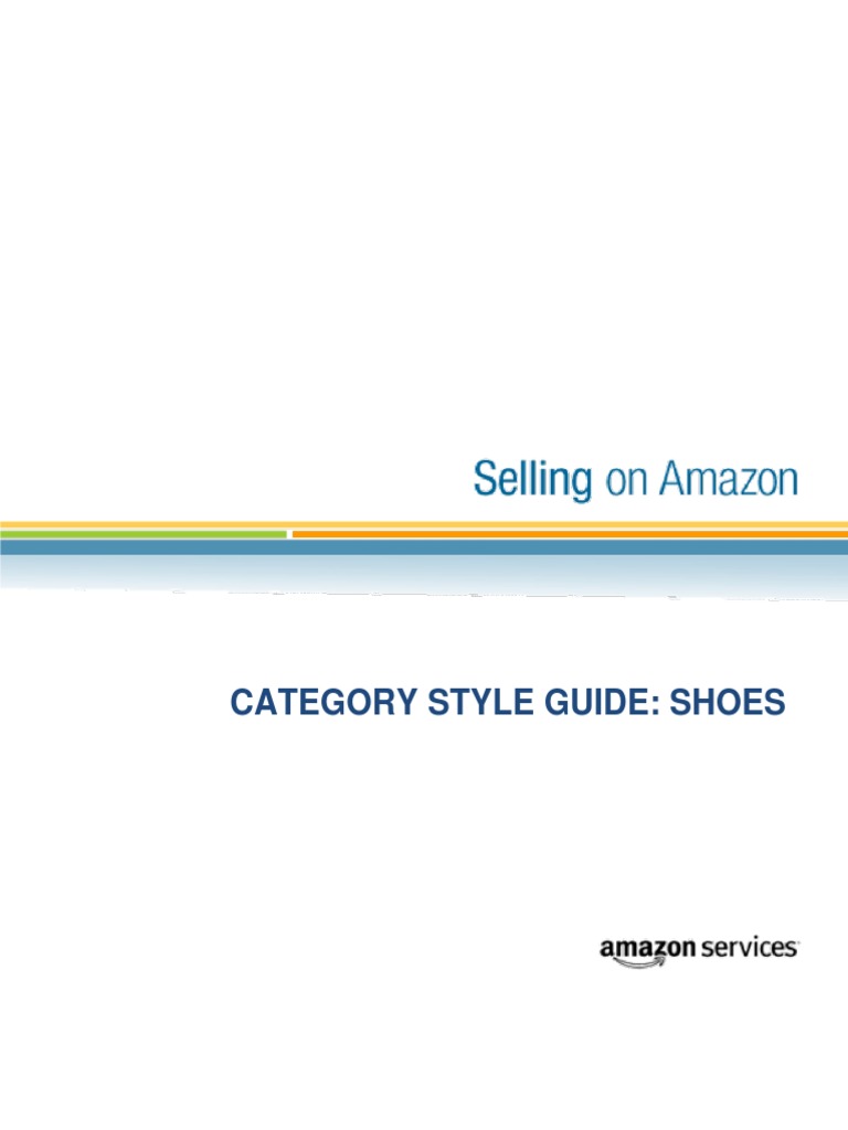Category Style Guide: Shoes | PDF | Sneakers | Shoe