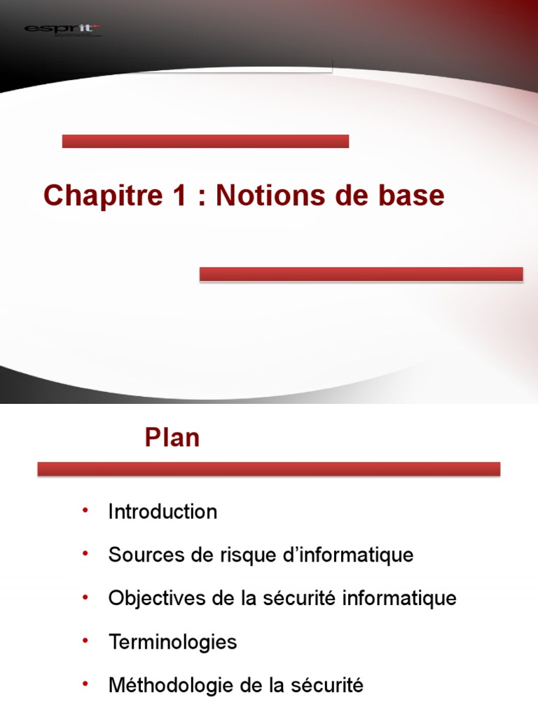 Chapitre1 - Part1 - Notions de Base | PDF | Logiciel malveillant | Vulnérabilité (Informatique)