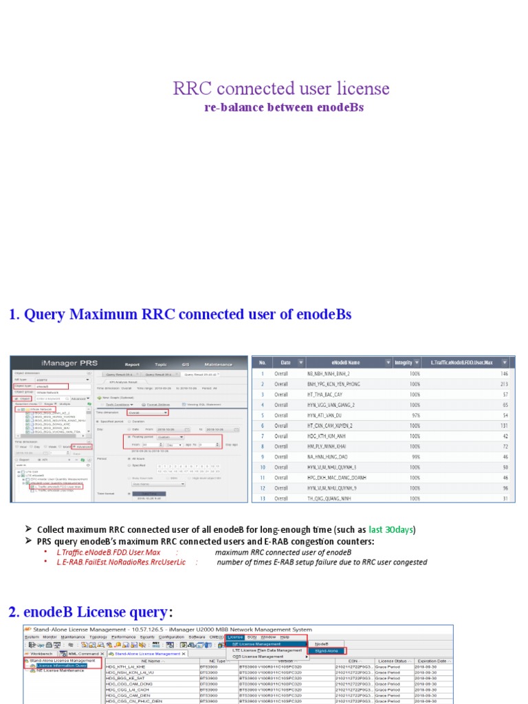 RRC User License Rebalance Guide | PDF | Computing | Computer Networking