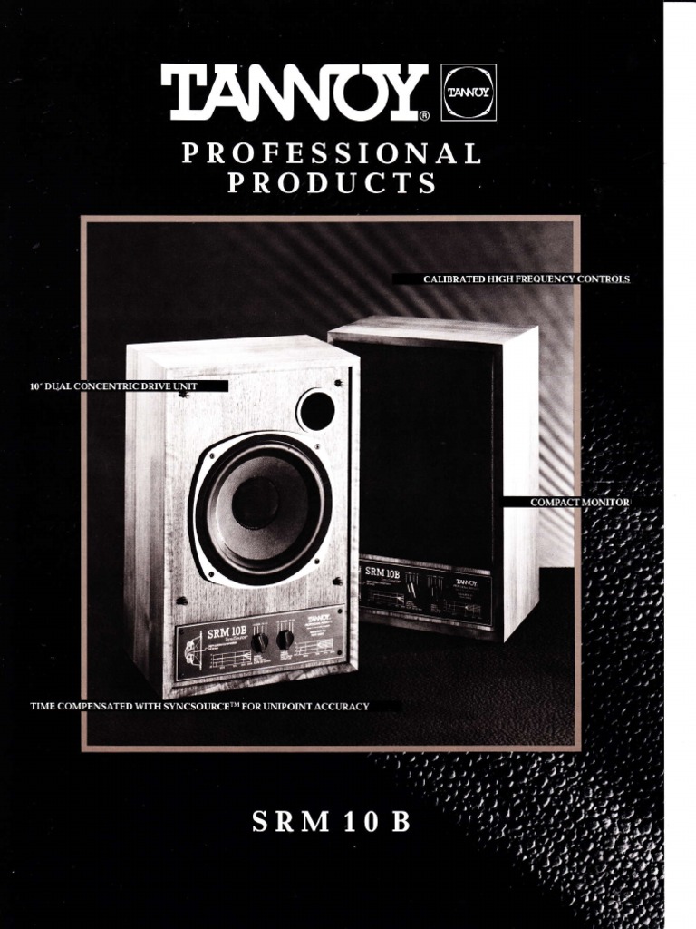 Tannoy Loudspeaker Specifications Guide | PDF | Loudspeaker ...