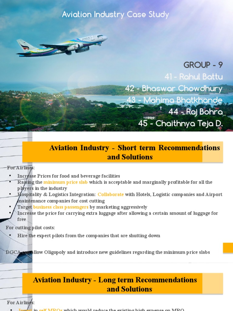 Aviation Industry Case Study | PDF