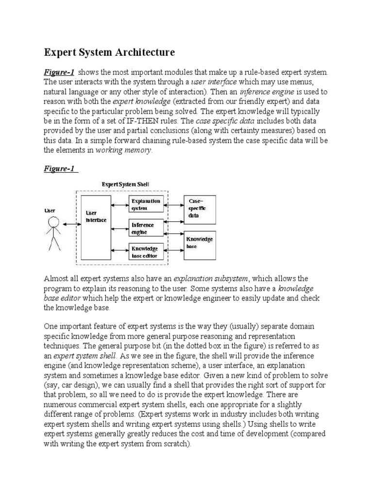 Expert System Architecture | PDF