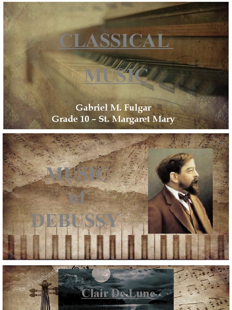 Music 10 - Gabriel M. Fulgar - St. Margaret Mary | PDF | Suite Bergamasque | Classical Compositions