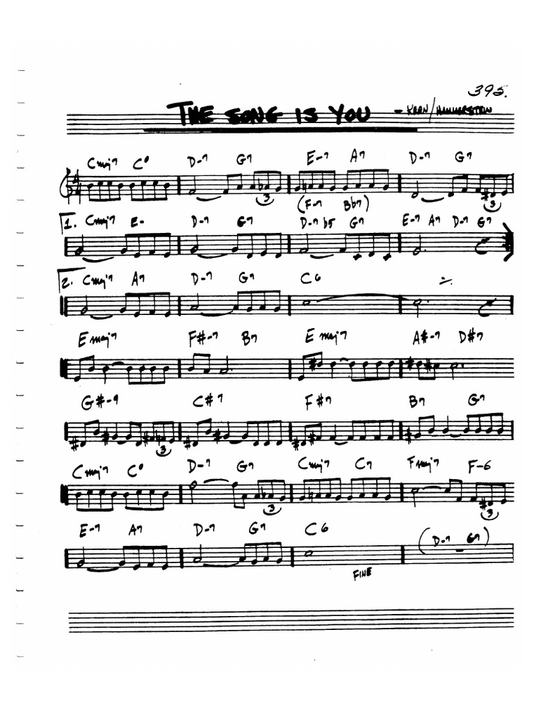 The Song Is You | PDF