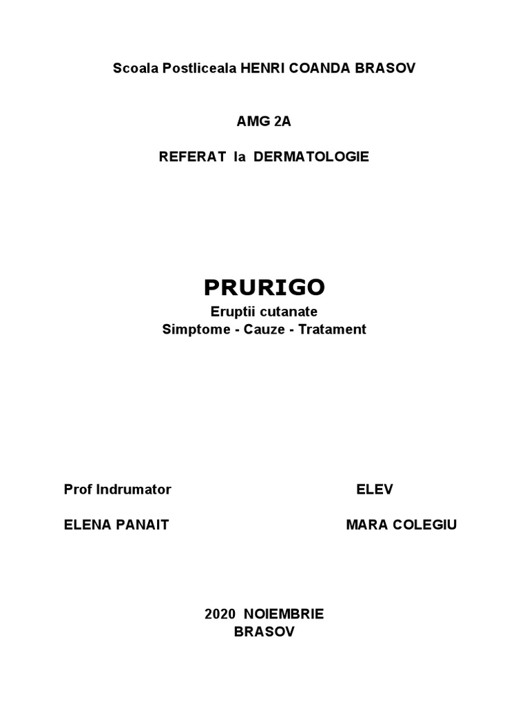 PRURIGO | PDF