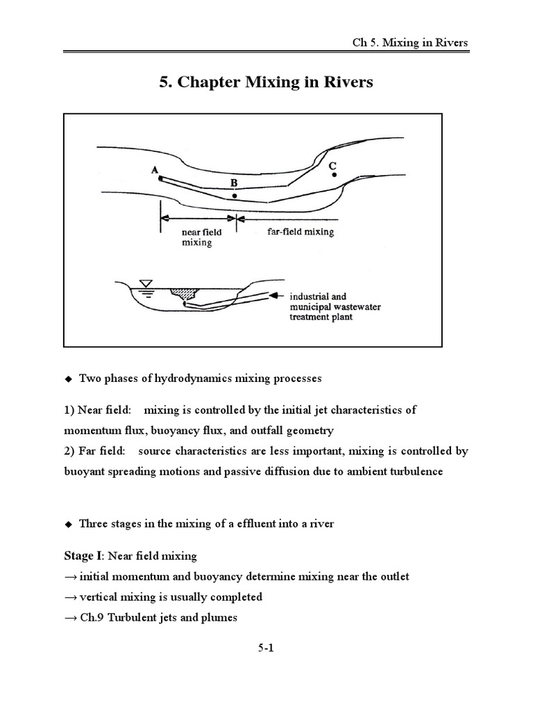 Mixing in Rivers | PDF | Turbulence | Fluid Dynamics