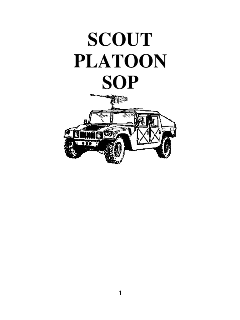 sop | Reconnaissance | Platoon