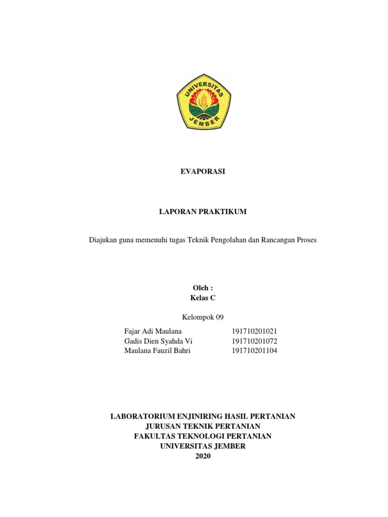 Kls (C) KLP (9) Evaporasi PDF | PDF