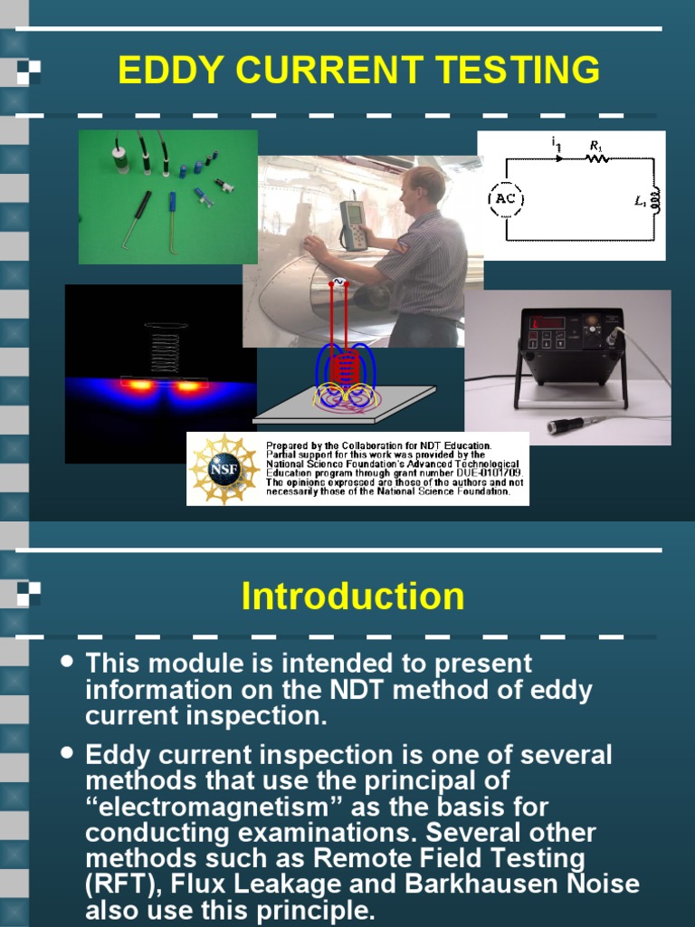 Intro To Eddy Current | PDF | Inductor | Electromagnetic Induction