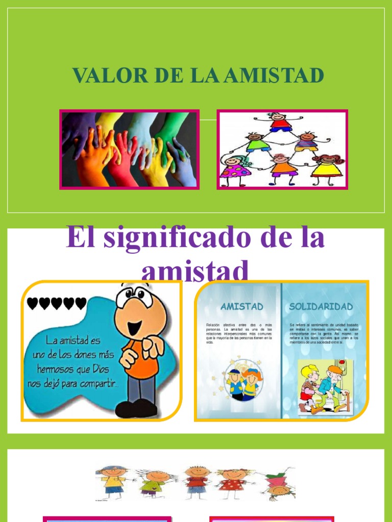 Valor de La Amistad | PDF