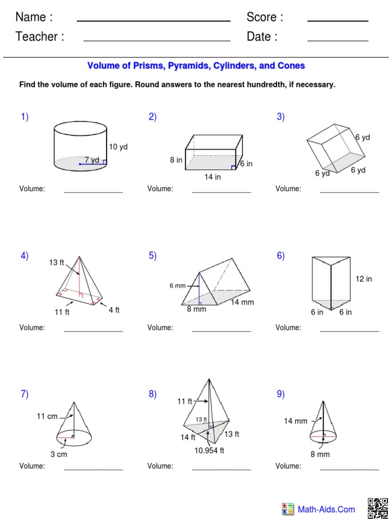 Geometry Volall PDF | PDF | Volume | Geometric Shapes