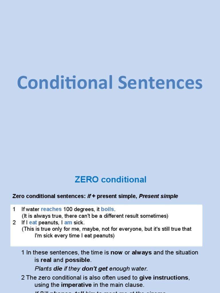 Conditional Sentences | PDF | Linguistic Typology | Cognitive Science
