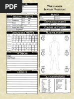 Savage Rifts - Character Sheet (Fillable) | PDF | Role Playing Games ...