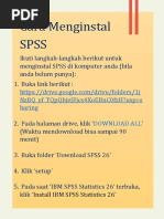 Cara Install SPSS-24 Di Windows Dengan Aktivasi Offline | PDF