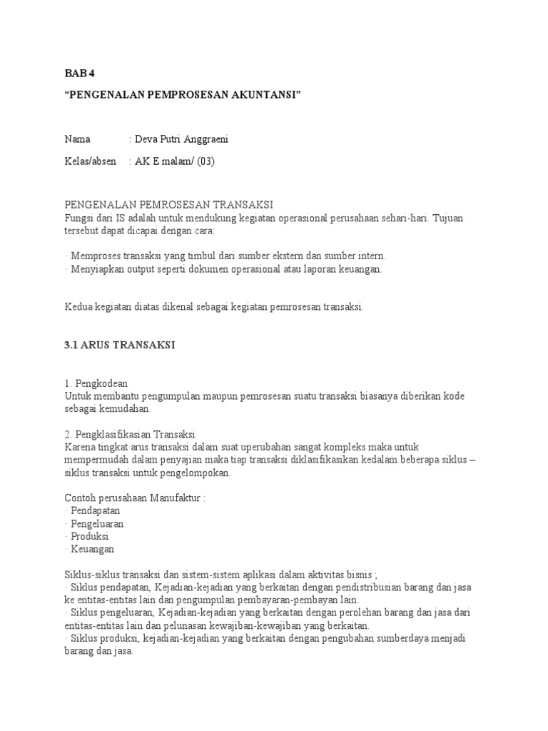 Deva Putri Anggraeni - RMK BAB 4 | PDF