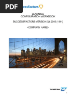 SuccessFactors EC Standard Workbooks | PDF
