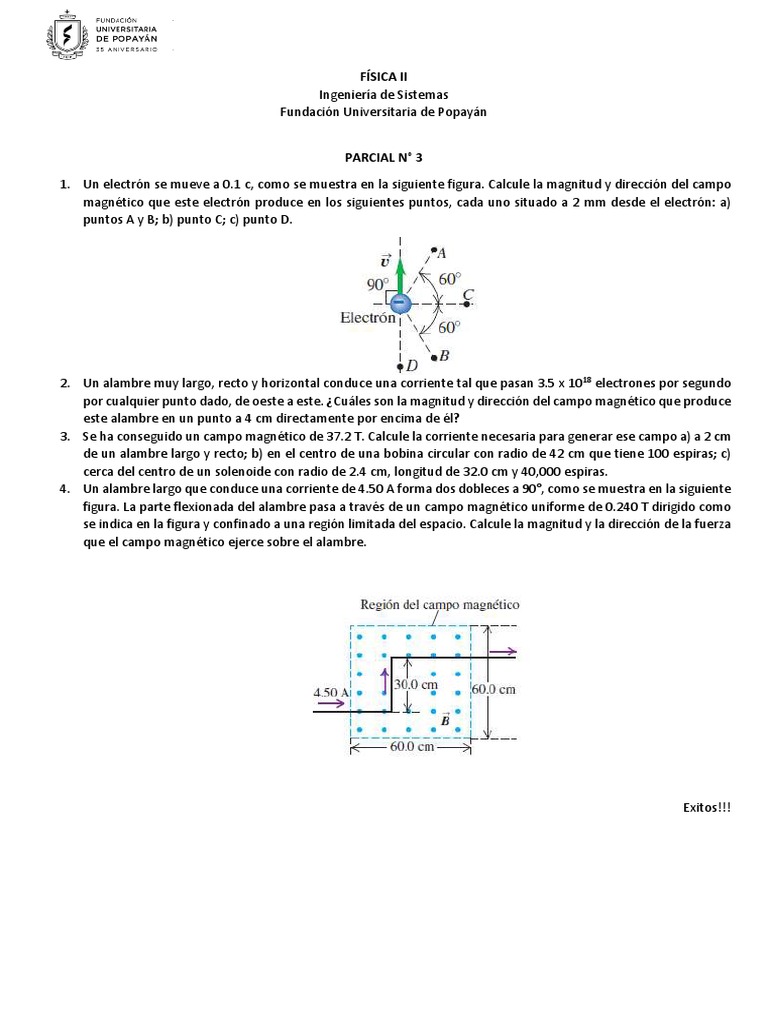 Parcial 3 físca II día | PDF