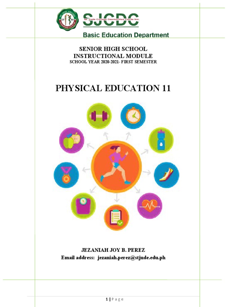 GRADE 11-PHYSICAL EDUCATION (Module) | PDF | Aerobic Exercise ...